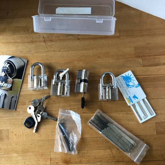 Source Unknown | Other | Lock Pick Sets Crystal Clear Locks With Keys ...